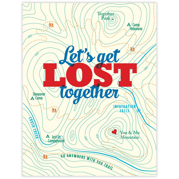 Let's Get Lost Card - Free Air Life Co.